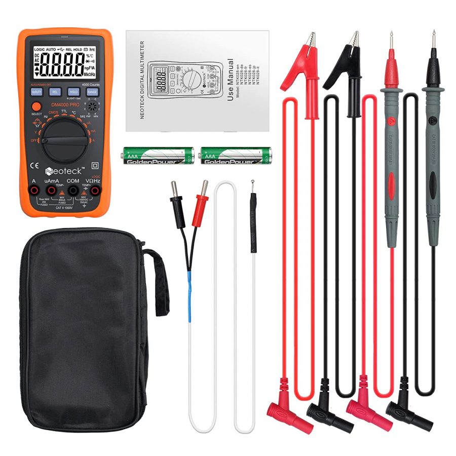 Neoteck NTK028 polimetro digital 4000